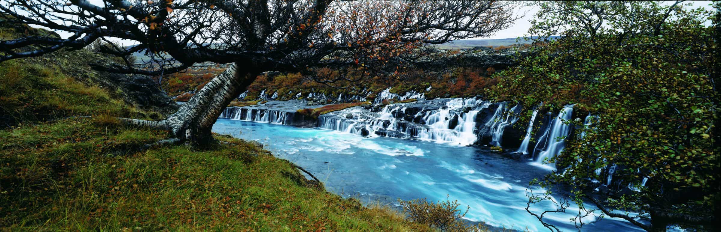 Hraunfossar Waterfall - West Iceland Tours | Iceland Travel