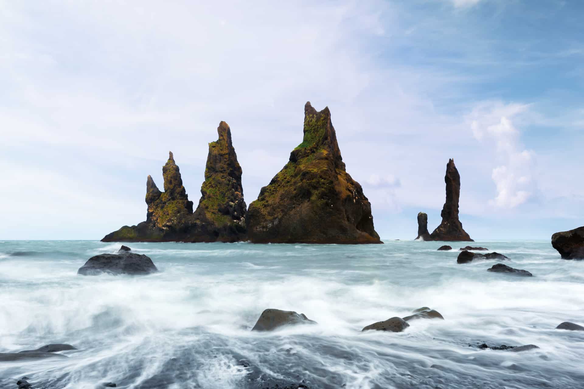 Reynisdrangar basalt sea cliffs | South Iceland | Iceland Travel